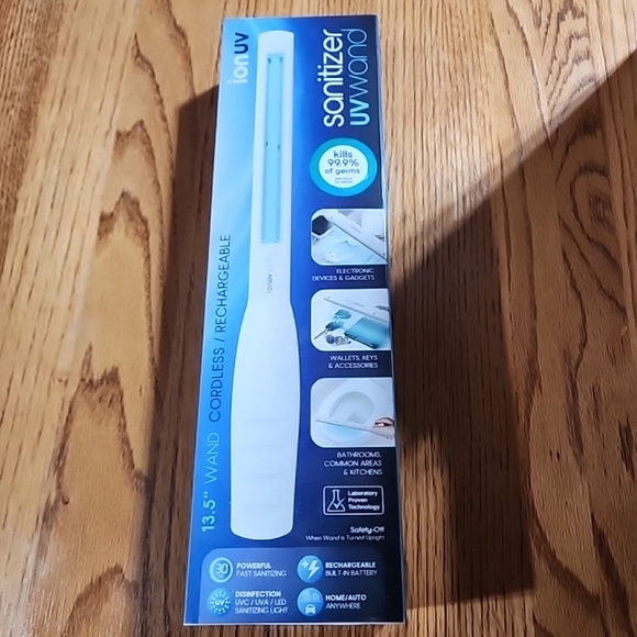 ion | Other | Ion Uv Sanitation Wand Rechargeable Fast Sanitizing Uv ...